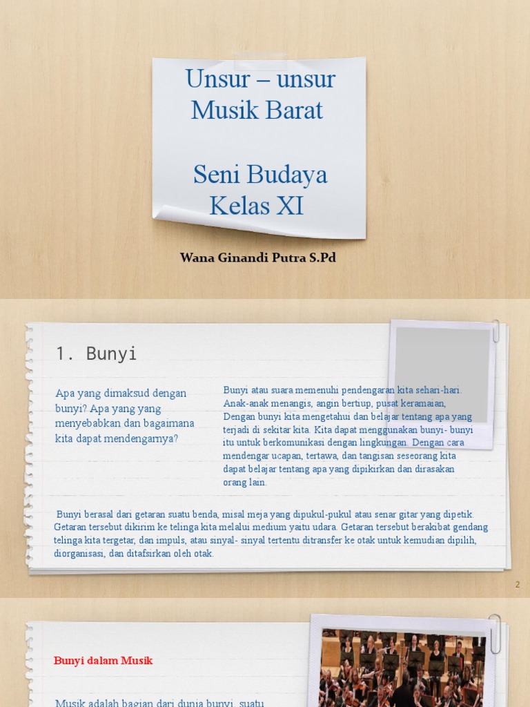 Unsur Musik Barat | PDF