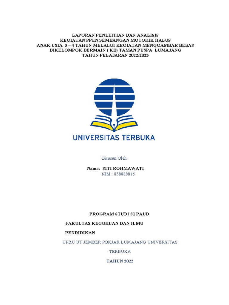 Laporan Analisis KB Puspa Baru | PDF