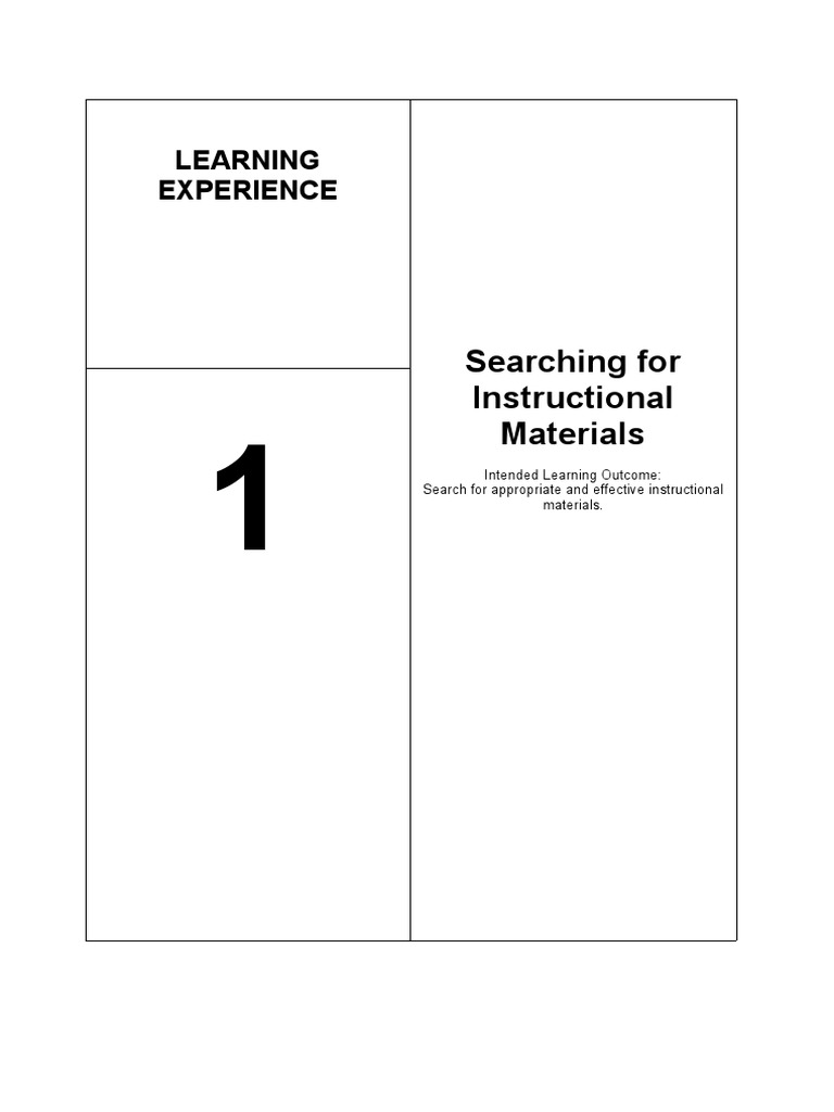 Learning Experience Fs 2 | PDF | Teaching Method | Learning