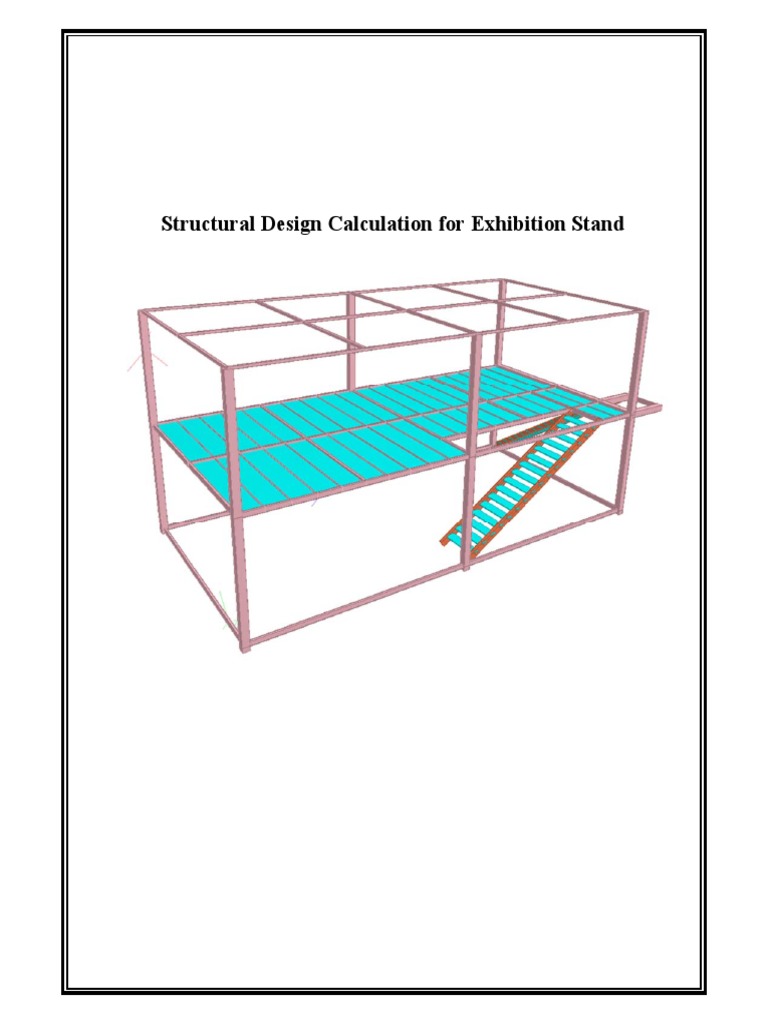 Exhibition Stand - REV 0 | PDF | Strength Of Materials | Economic Sectors