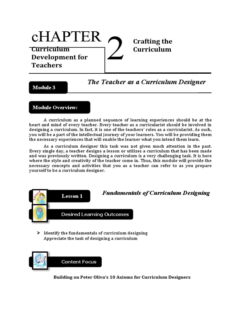EDCK 4 - Chapter 2 | PDF | Curriculum | Educational Assessment