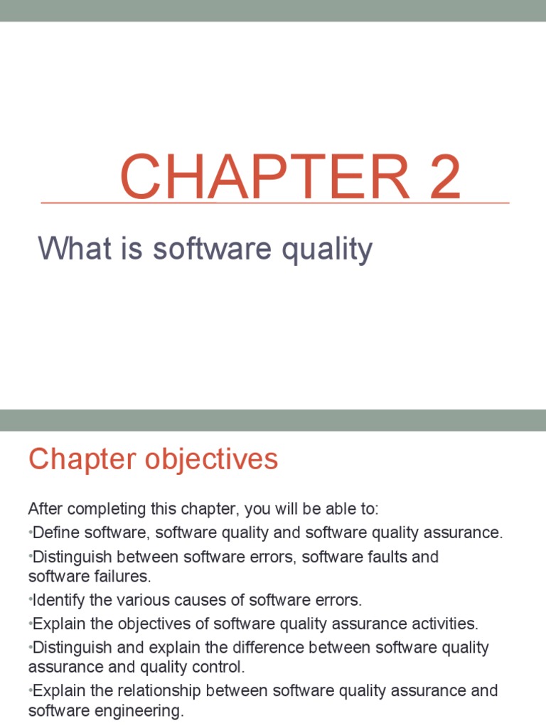 SQA2 | PDF | Software Quality | Software Bug
