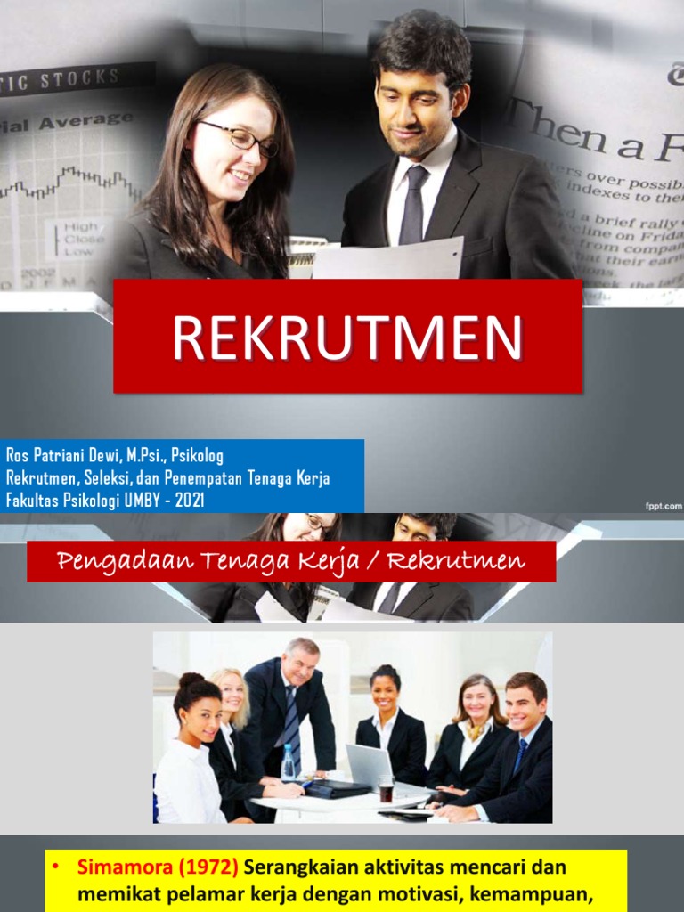 4.proses Dan Tahapan Rekrutmen | PDF