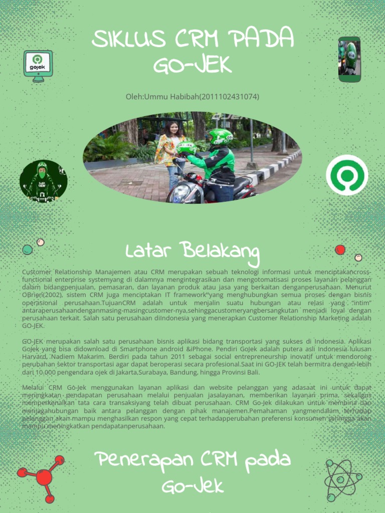 CRM PADA GOJEK (Ummu Habibah - 2011102431074) | PDF