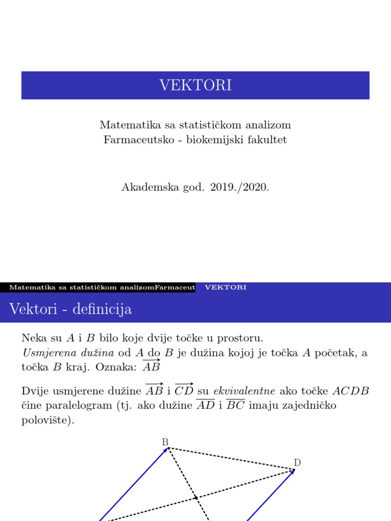 Vektori | PDF