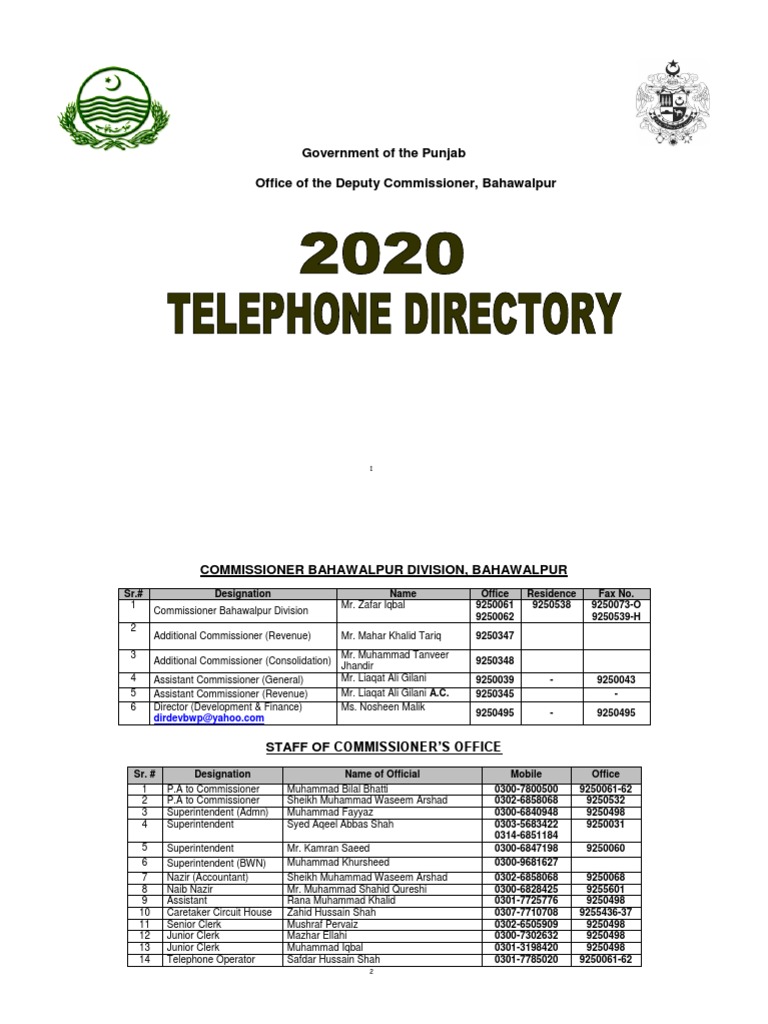 List of Officers | PDF