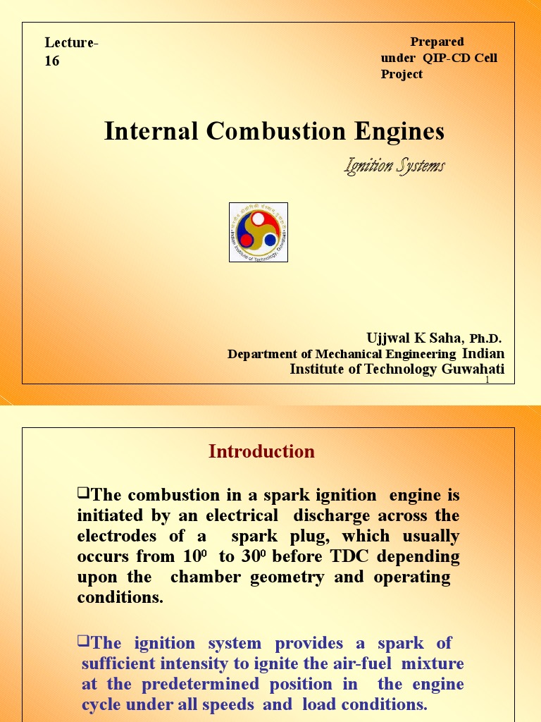 Ic Engine Ignition System | PDF | Ignition System | Distributor