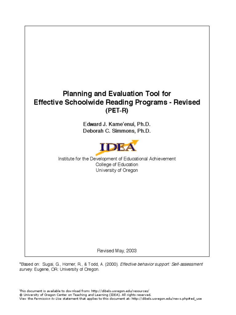 Reading Program Evaluation Rubric | PDF | Educational Assessment | Phonics