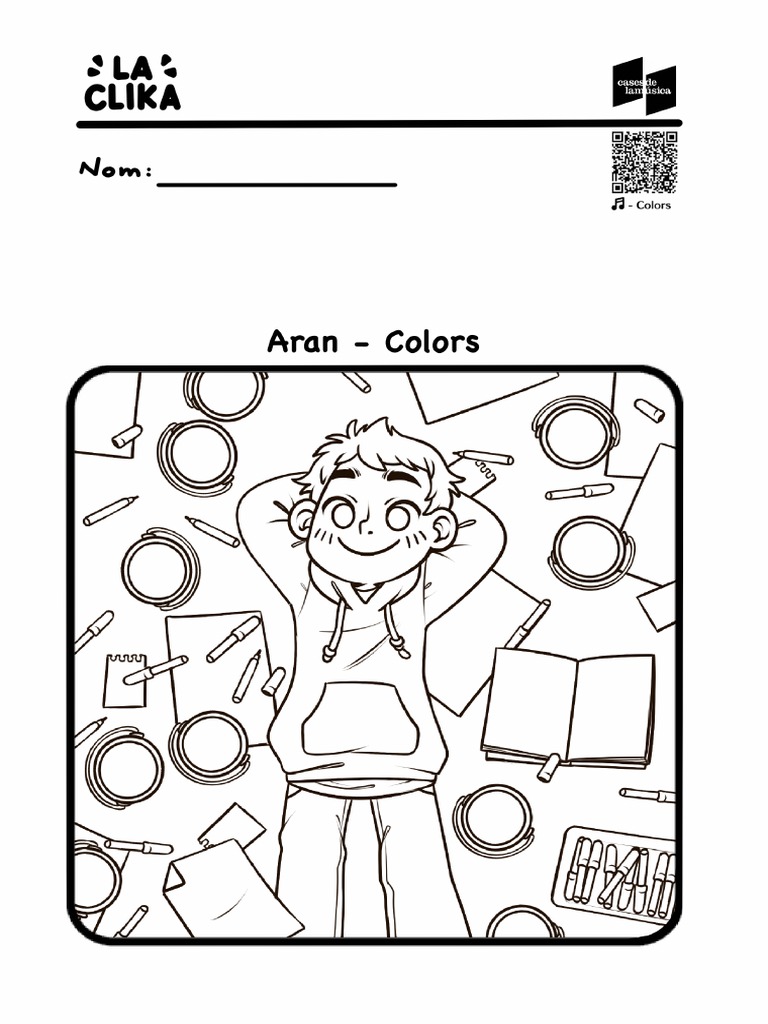 Dibuix Per Pintar Aran Colors | PDF