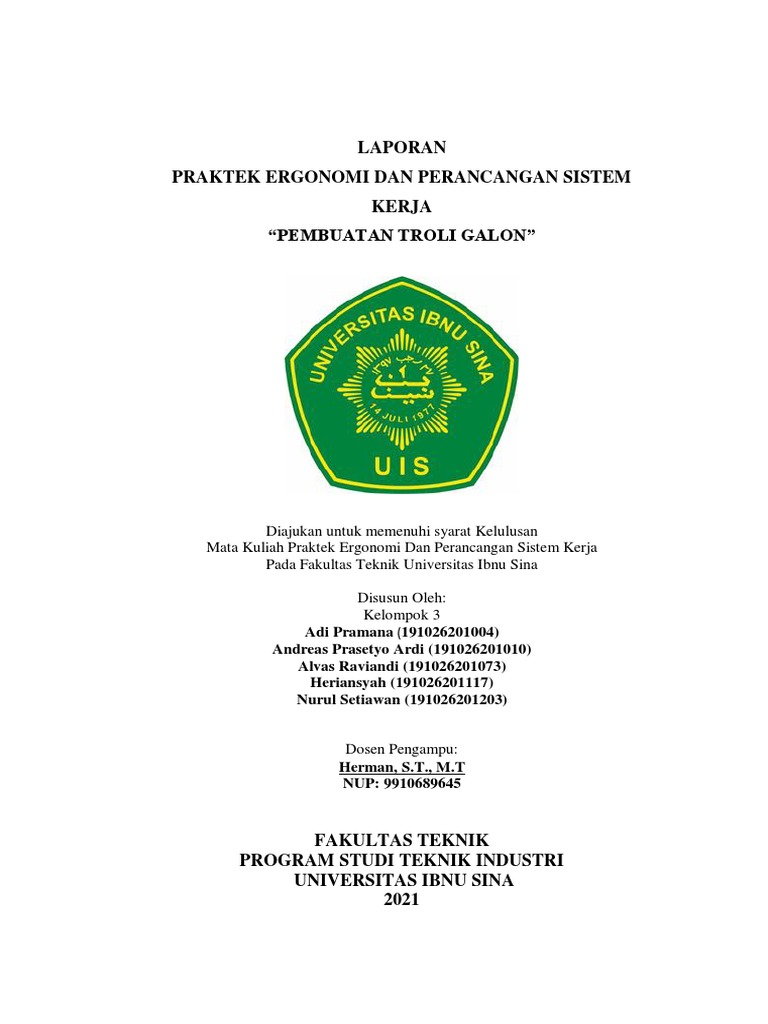 Laporan PE & PSK Kelompok 3 Modul 1 | PDF
