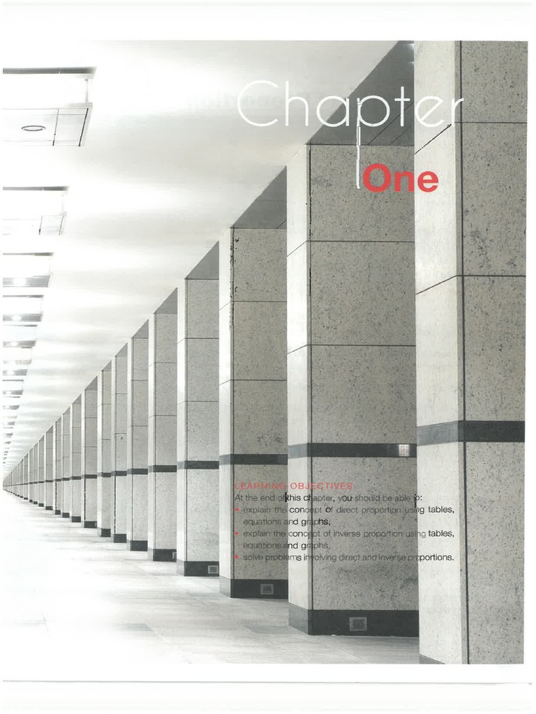 Chapter1 Direct and Inverse Proportions | PDF