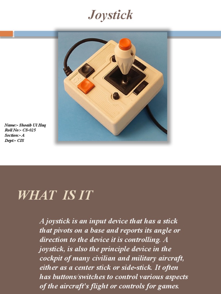 Joystick New 3 | PDF