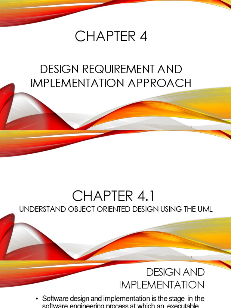 Chapter 4.1 Understand Object Oriented Design Using UML | PDF | Object (Computer Science ...