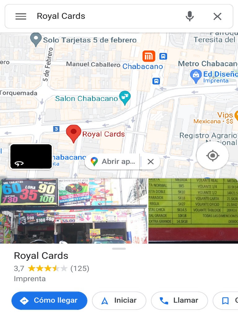 Royal Cards Google Maps | PDF