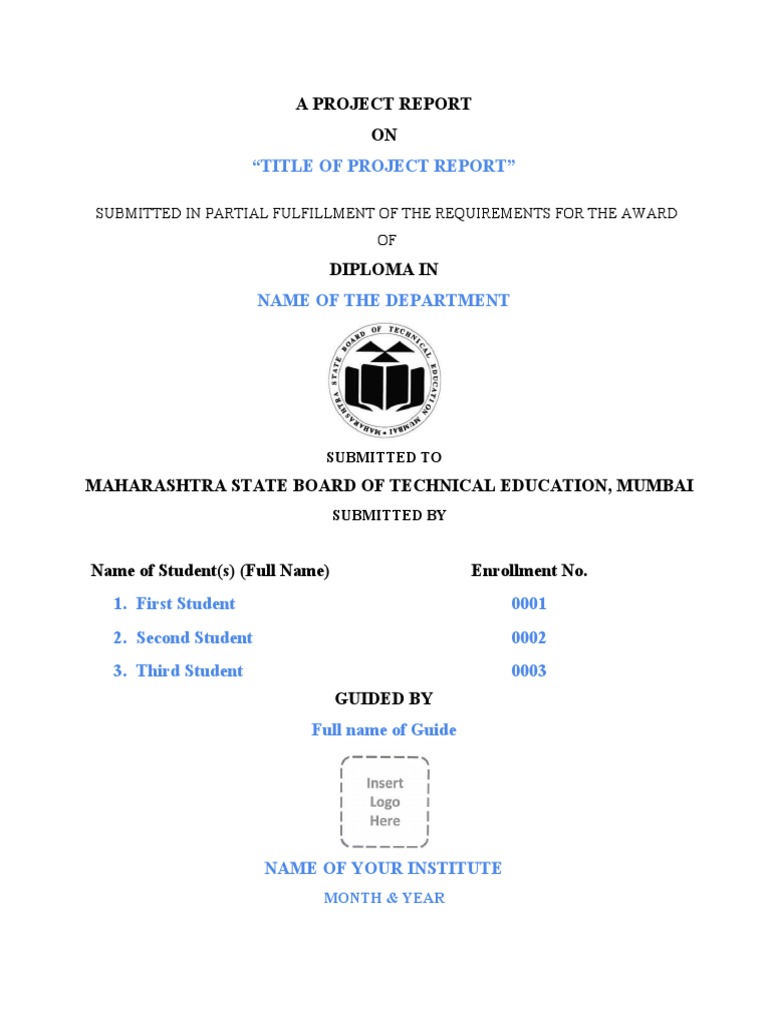 Capstone Project Report Format | Download Free PDF | Science | Cognition