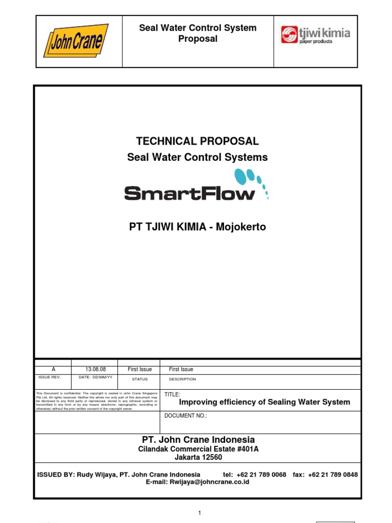 Improving Efficiency of Sealing Water Systems | PDF | Valve | Pressure