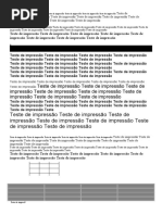 Teste de Impressão Colorida e Frontal | PDF