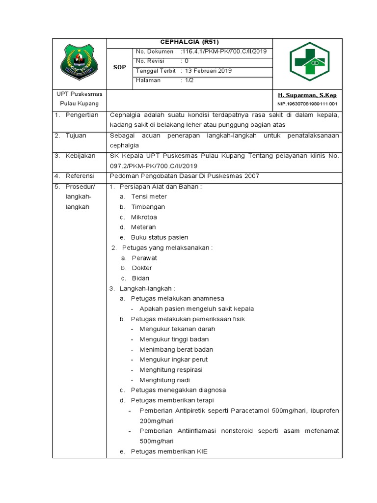 CEPHALGIA | PDF | Pengembangan Diri | Kesehatan Holistik