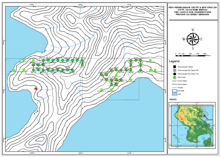 Peta Progress Bor & Testpit IUP SBB | PDF