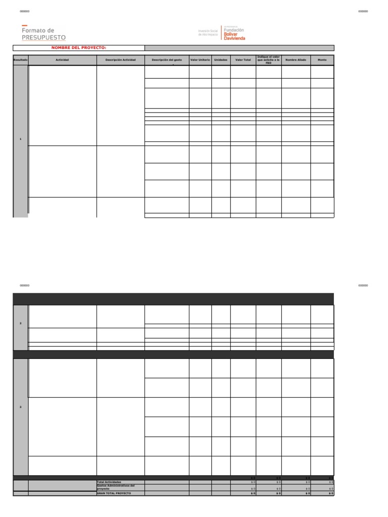 Anexo 6 Presupuesto y Flujo de Caja | PDF | Economias