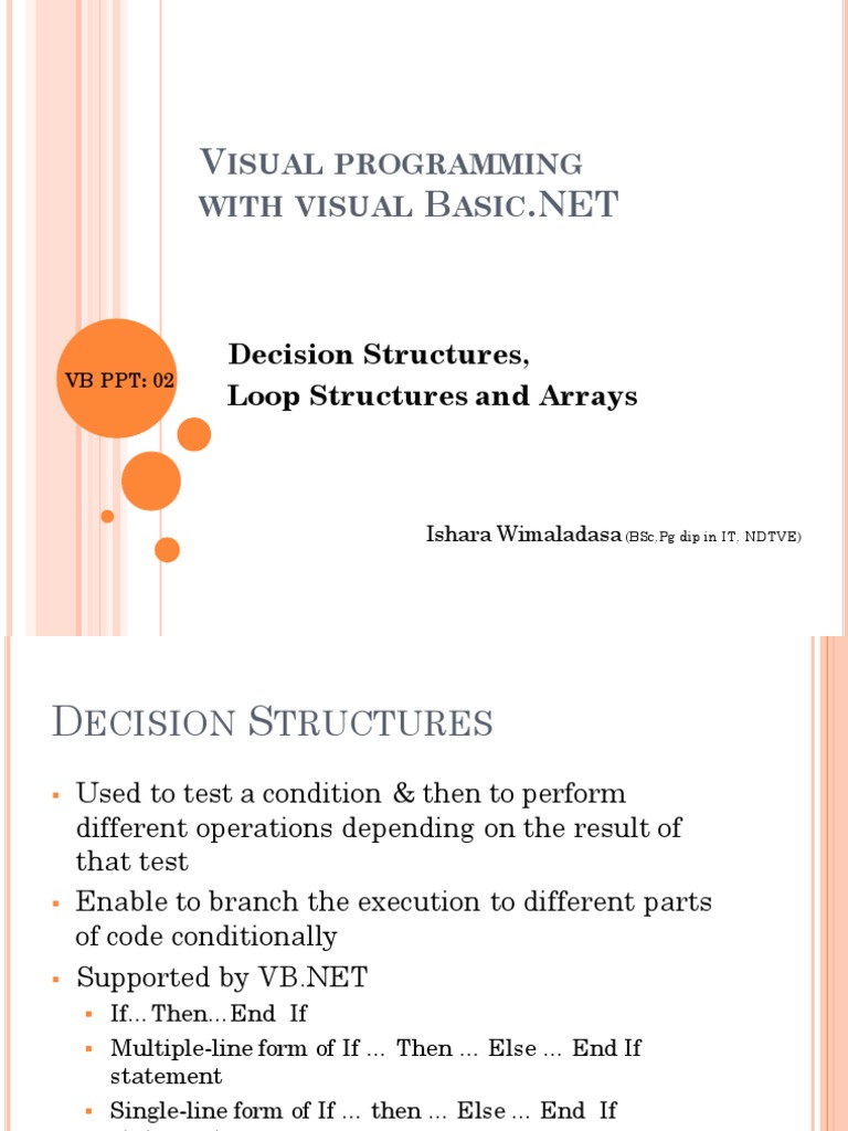 2 Decision Loop Structures And Arrays Pdf Array Data Structure 7790
