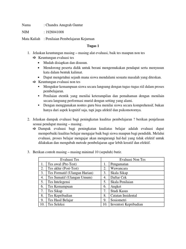 Tugas 1 - Chandra Anugrah Guntur | PDF