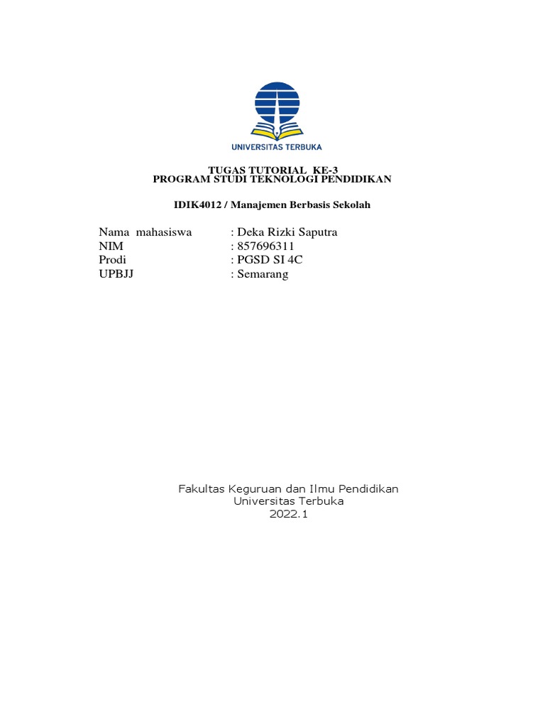 Tugas 3 Idik4012 | PDF