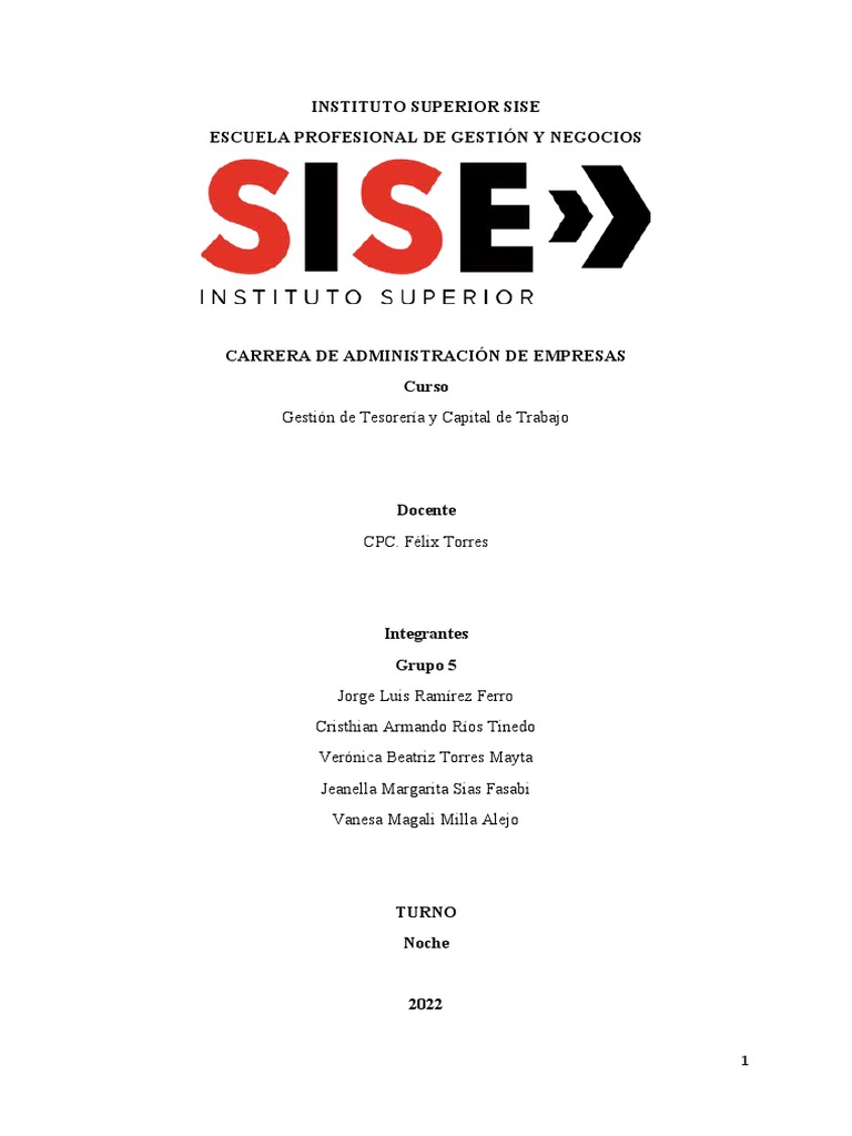 Instituto Superior Sise 1231 | PDF | Compartir (Finanzas) | Interés