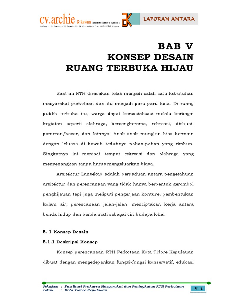 BAB V.DESAIN RTH Sip | PDF