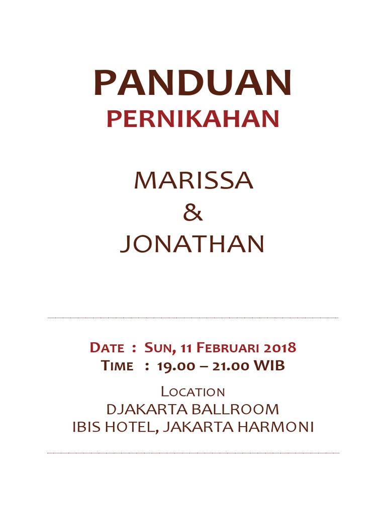 Panduan Menikah | PDF | Seni