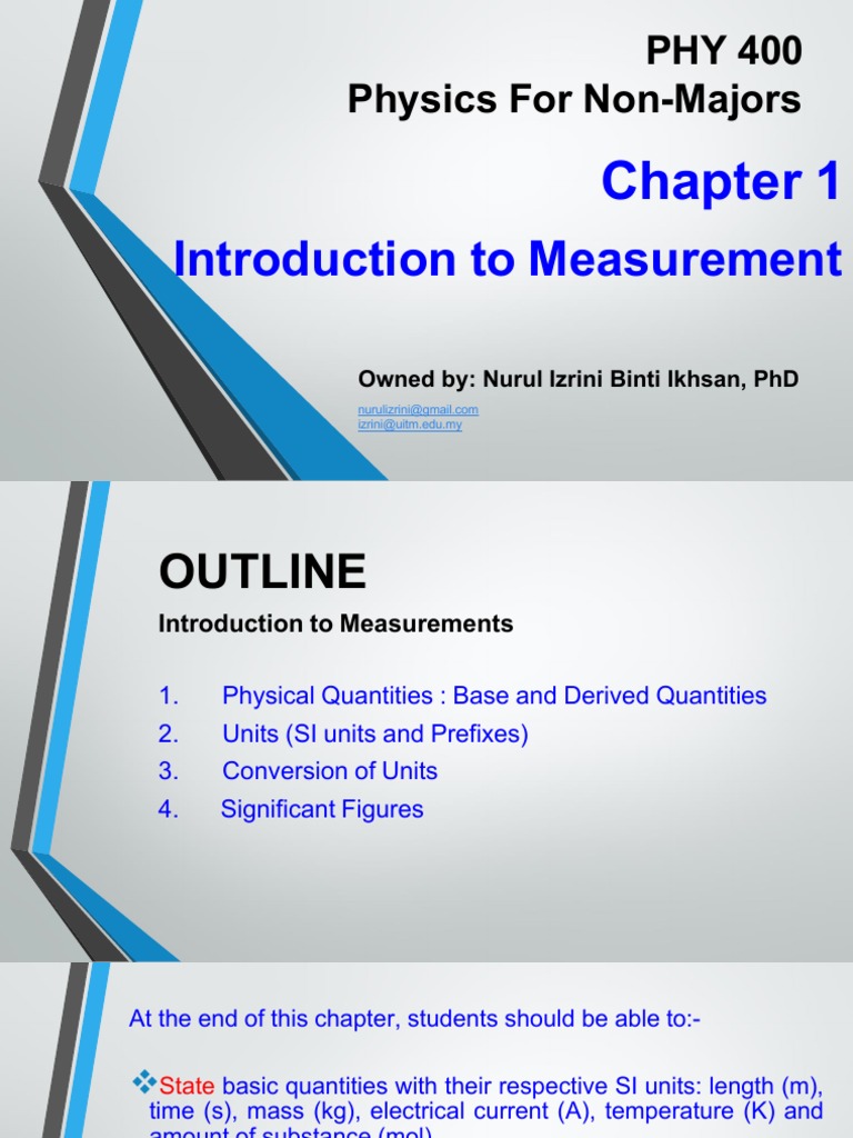 Measurement Basics in Physics | PDF | Significant Figures | Kilogram