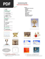 Items Used at Mass | PDF | Mass (Liturgy) | Eucharist