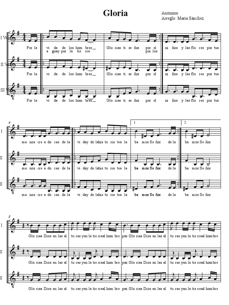 Gloria | PDF