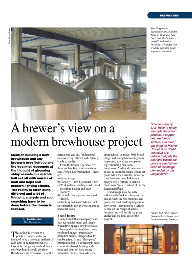 BREWHOUSE Project Article | PDF | Brewing | Brewery