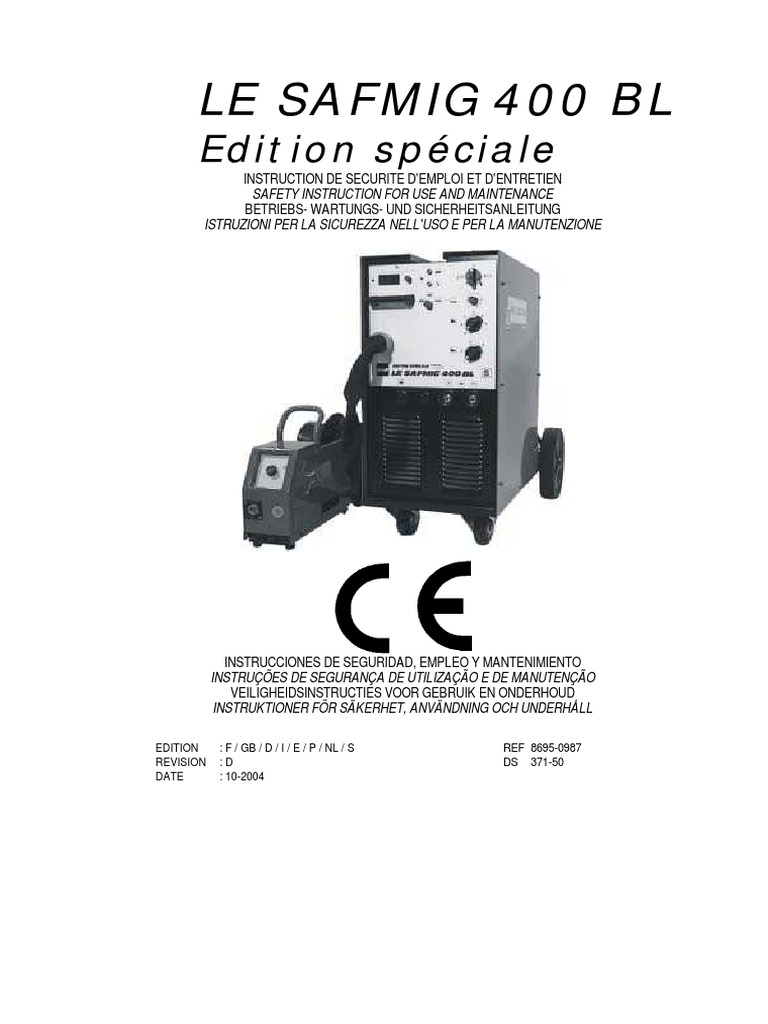 Le Safmig 400 BL | PDF