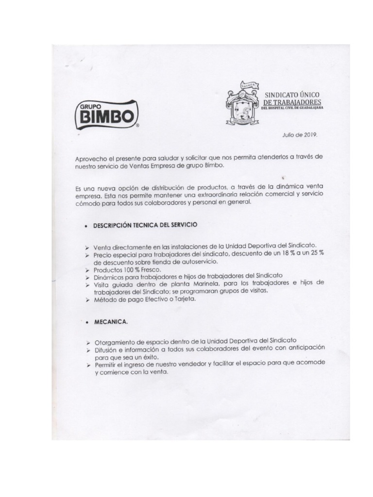 Grupo Bimbo | PDF