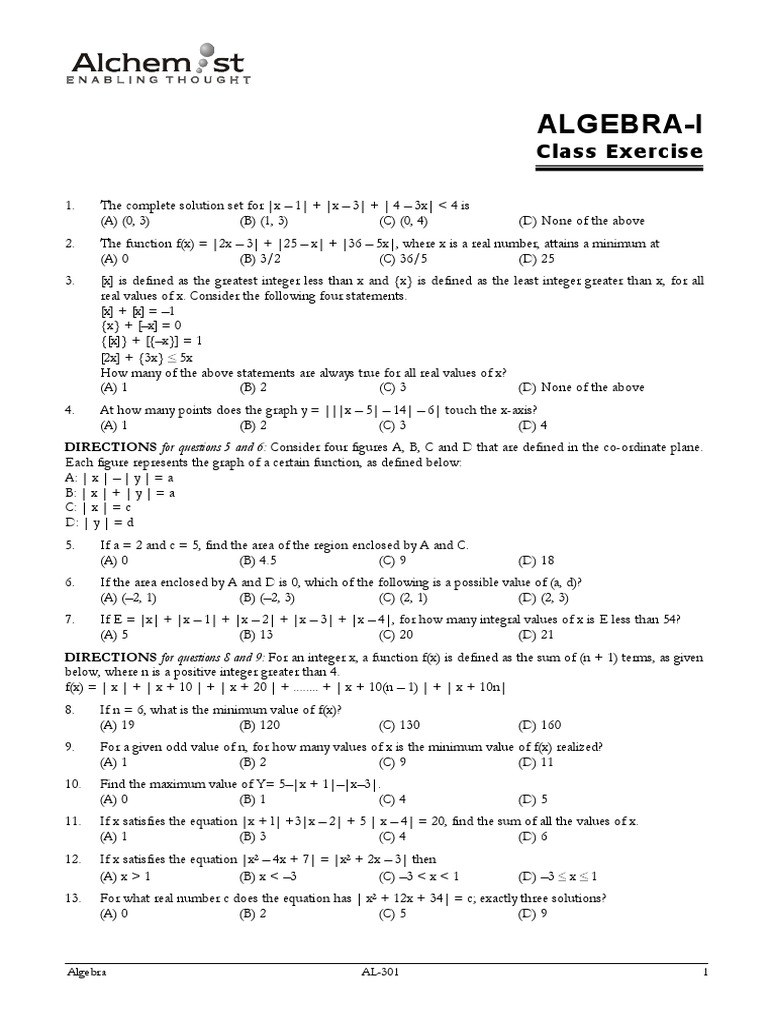 Algebra 1 | PDF | Equations | Function (Mathematics)