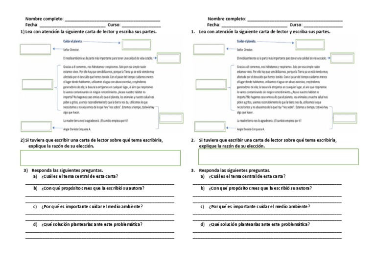 Carta de Lector | PDF