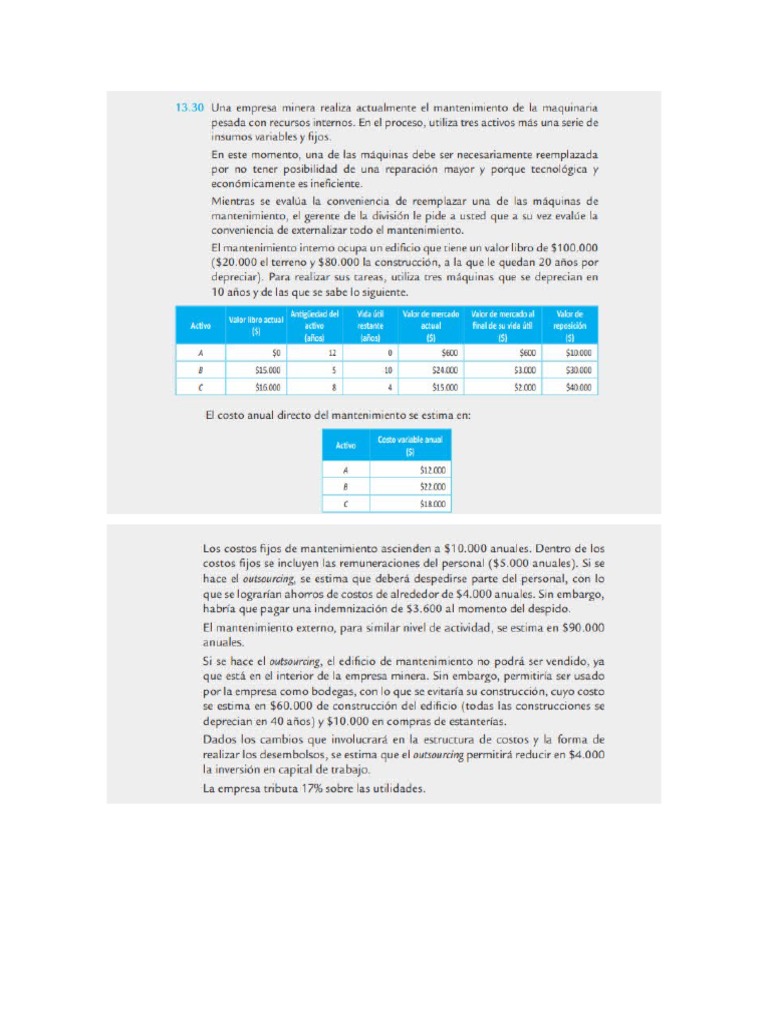 Ejercicio 13.30 SAPAG | PDF