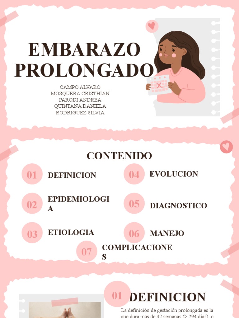 Embarazo Prolongado | PDF | El embarazo | Parto