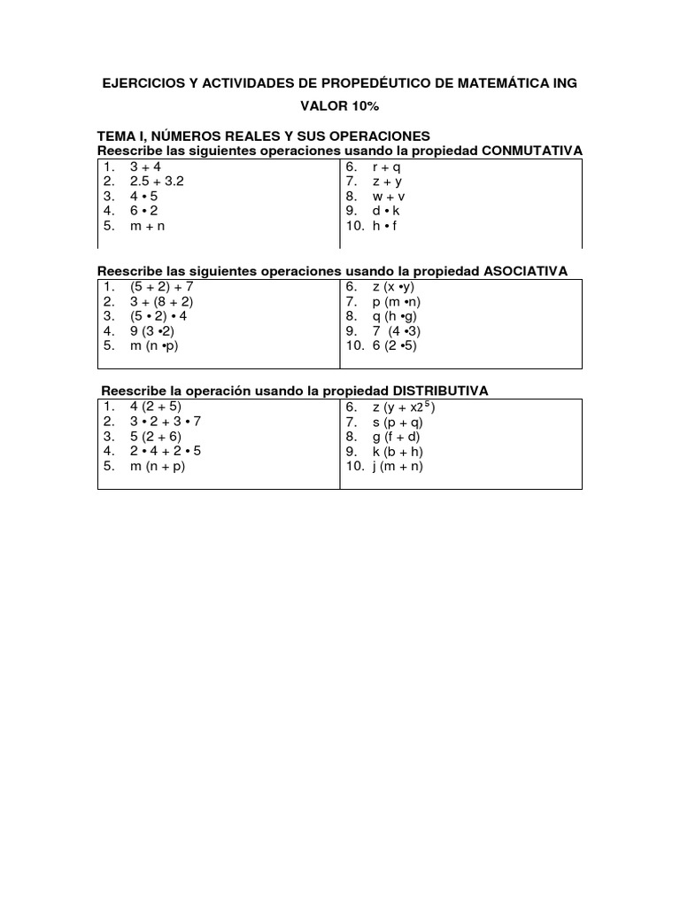 Propedéutico de Matemáticas | PDF | Entero | Aritmética