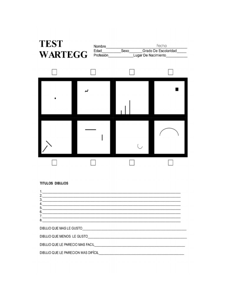 Test de Warteg | PDF