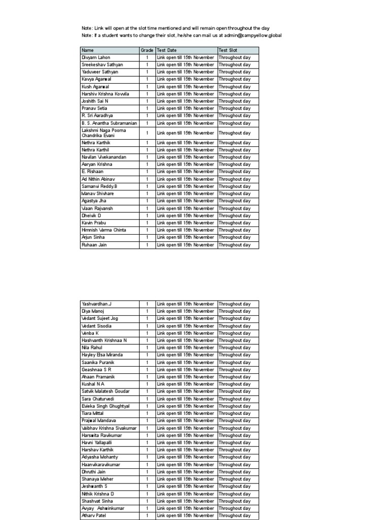 NHP Participant List | PDF