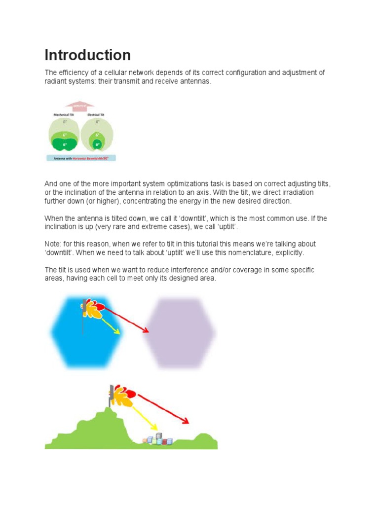 Understanding Antenna Tilt Types | PDF