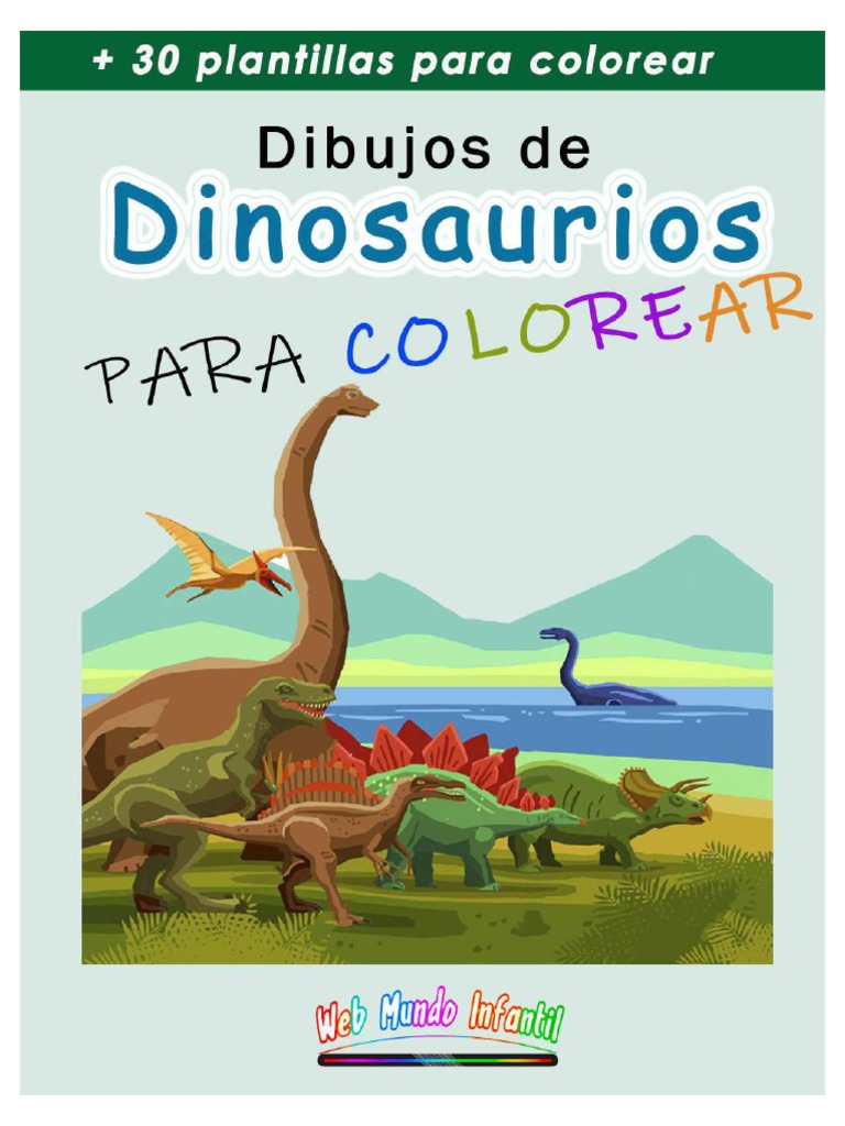Dinosaurios para Colorear | PDF