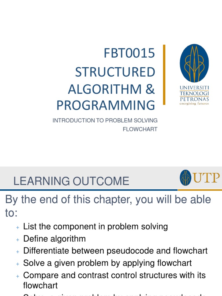 4 - Intro to Problem Solving_Flowchart Pseudocode | PDF | Algorithms ...