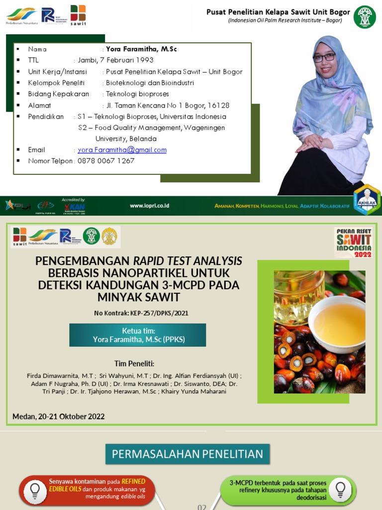 Yora Faramitha, M.SC | PDF