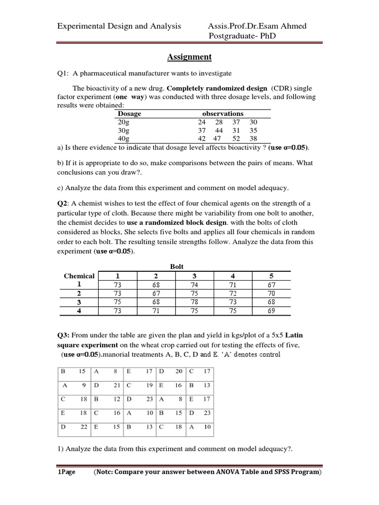 Assignment 1 | PDF