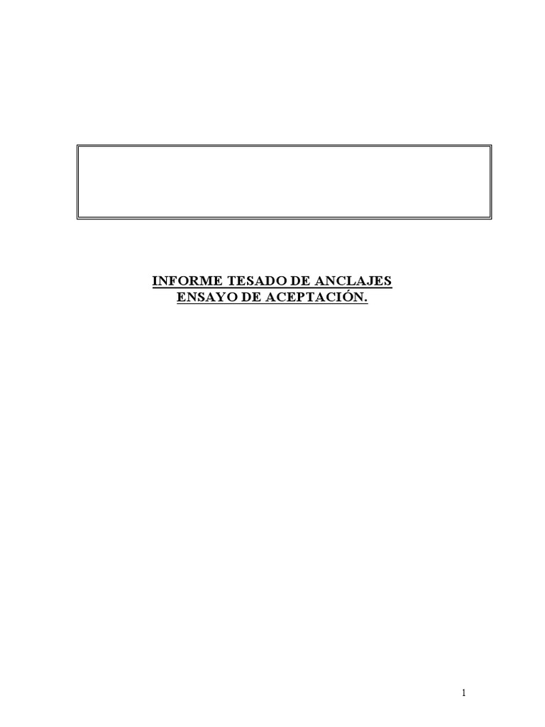 Tesado Anclajes | PDF