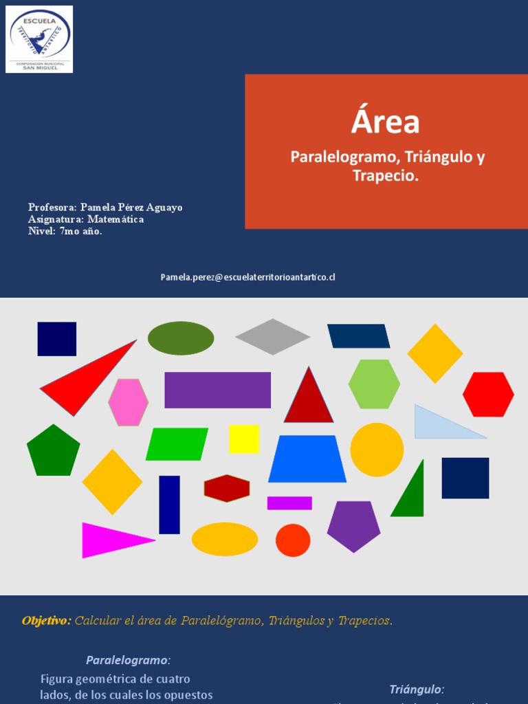 Área de Figuras Planas | PDF | Triángulo | Matemáticas